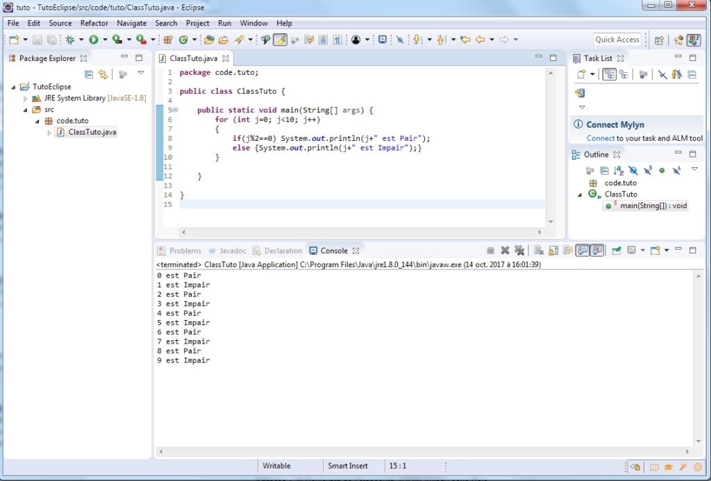 Télécharger et Installer Eclipse IDE - prise en main - MIAFFO.NET
