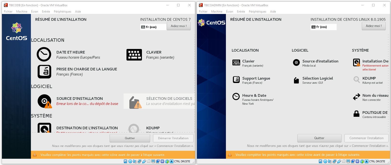 Installer Centos 7 et 8 pas à pas - MIAFFO.NET