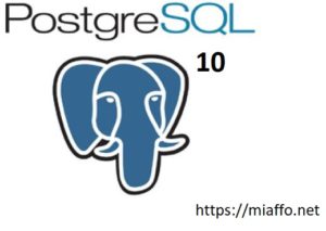 Initialiser et utiliser une base de données PostgreSQL 10/11 - MIAFFO.NET